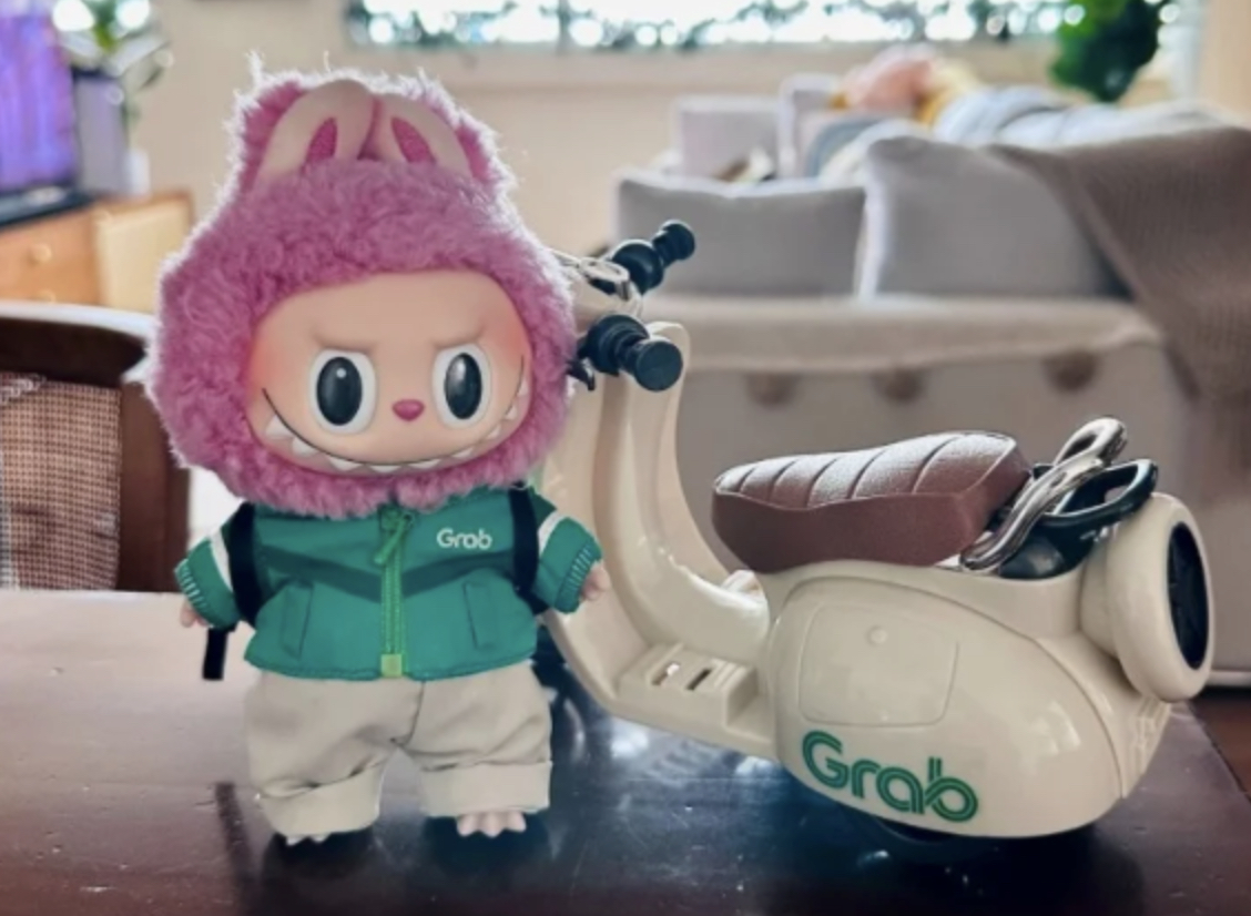 Grab Launches Mini Delivery Uniforms For Labubu Toys - RADII